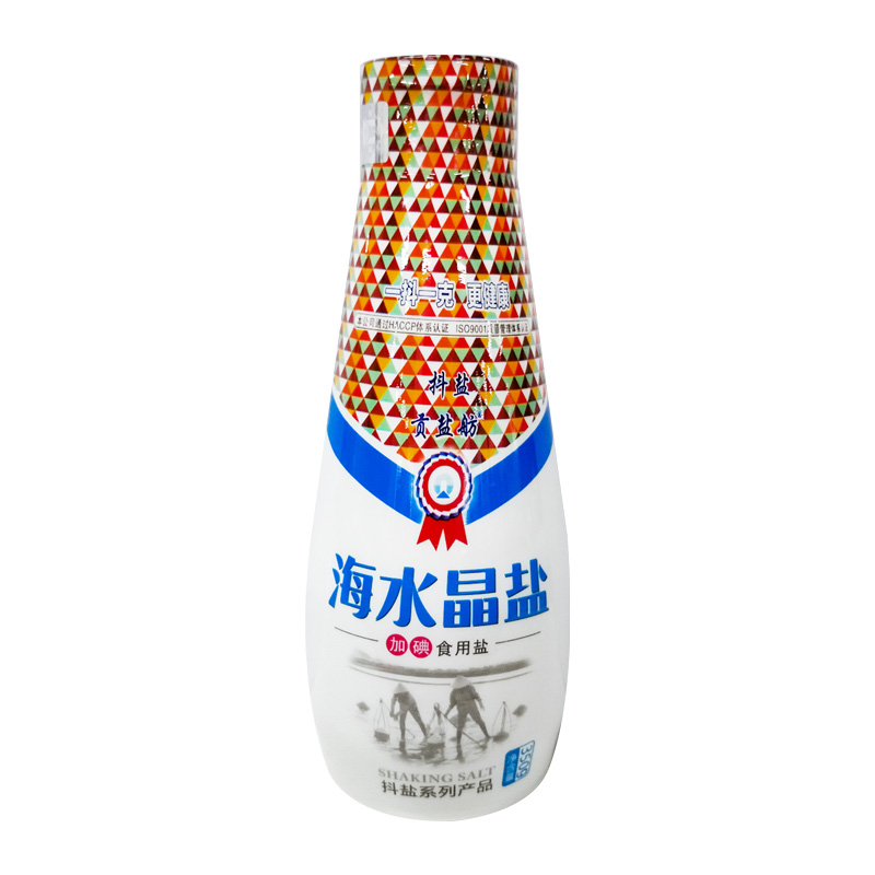 贡盐舫加碘深井岩晶盐350gX2